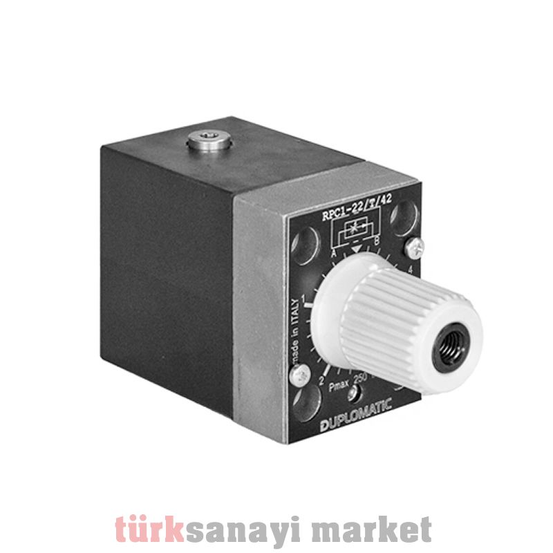 RPC1 NG6 Basınç ve Isı Kompansatörlü Hassas Hız Ayar Valfi